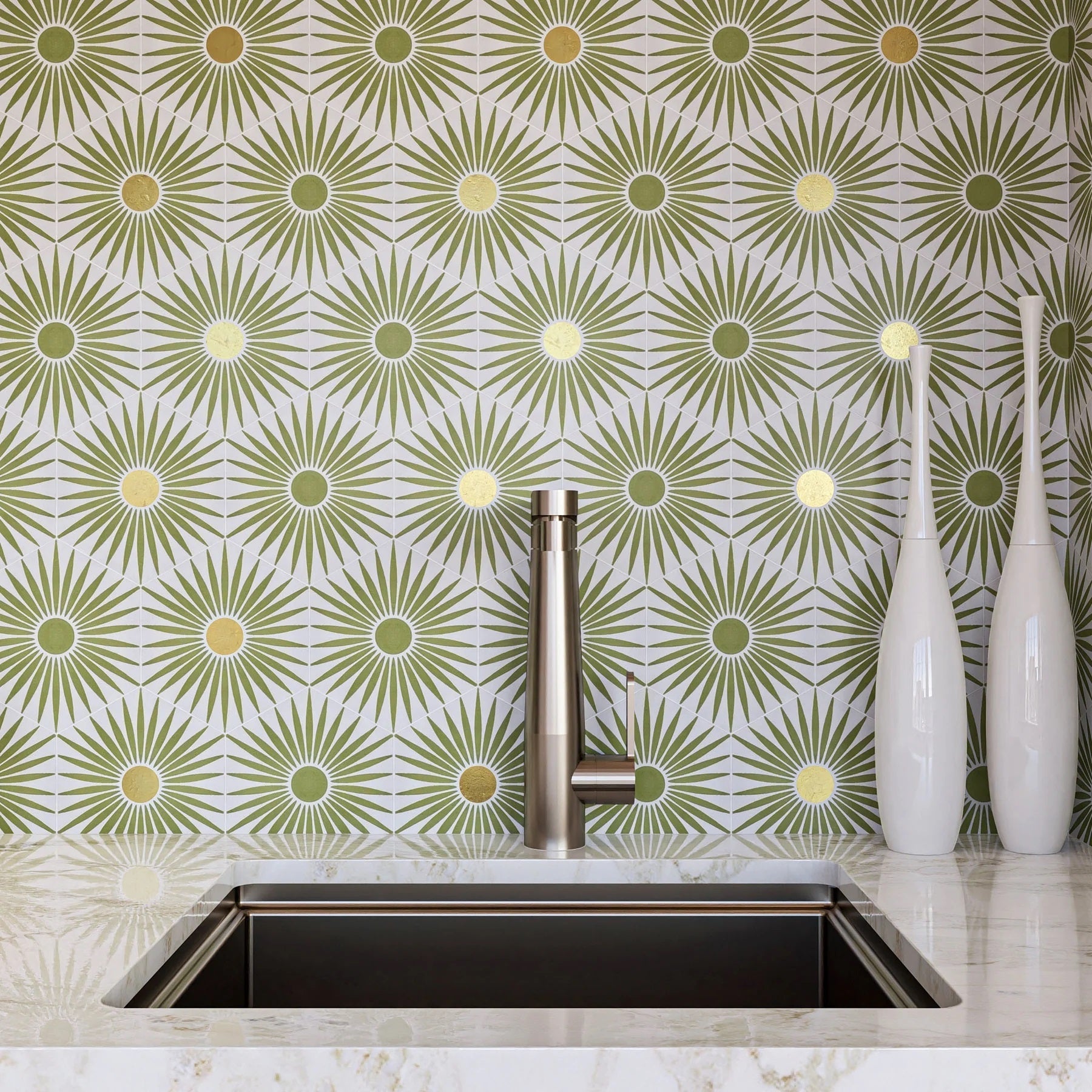 Metal Insert Cement Tiles for Elegant and Durable Flooring – LiLi Tile