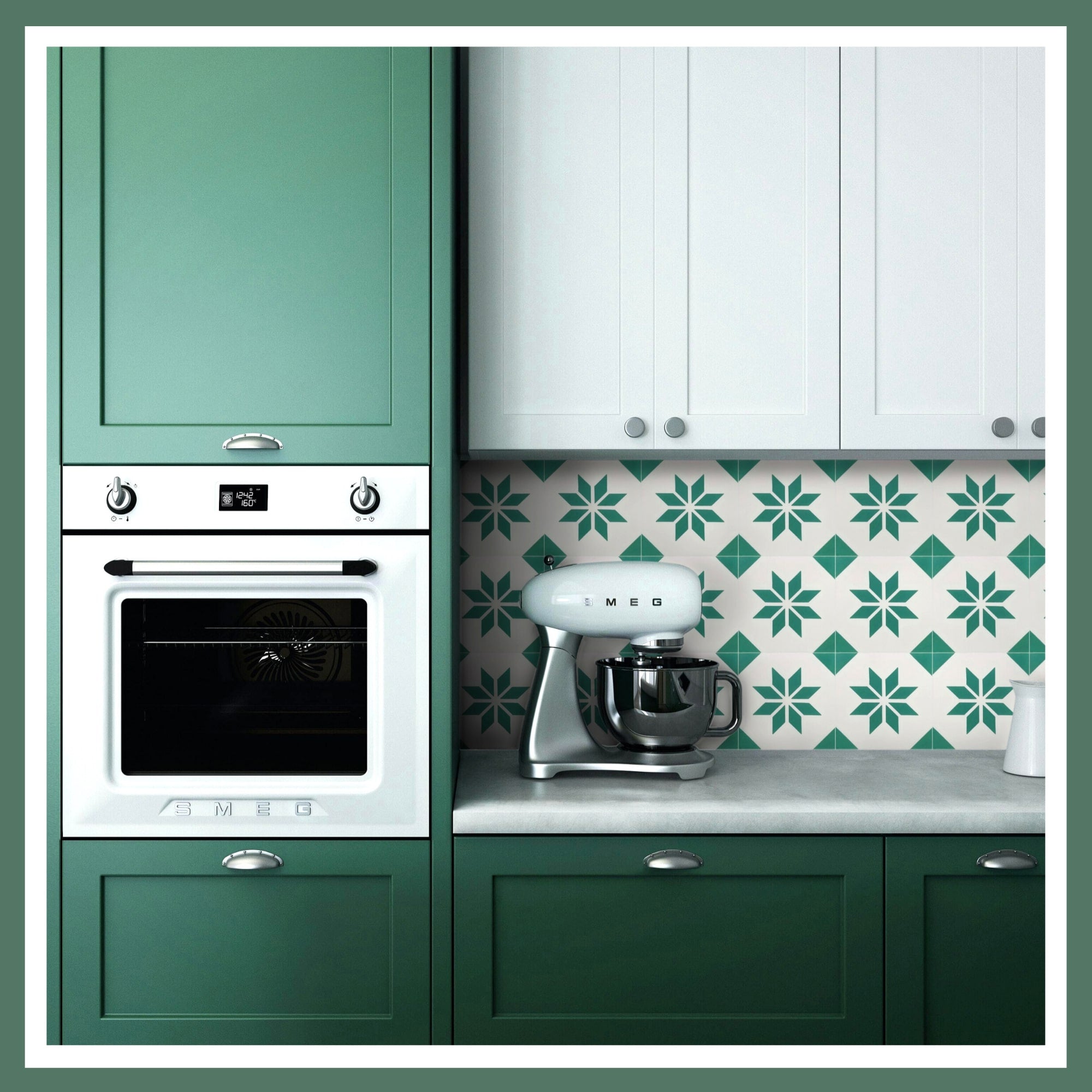 Charming 6x6 Patterned Cement Tiles - LiLi Tile Collection