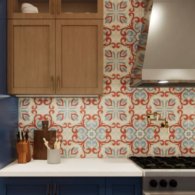 Versatile 8x8 Cement Tiles - LiLi Tile Collection