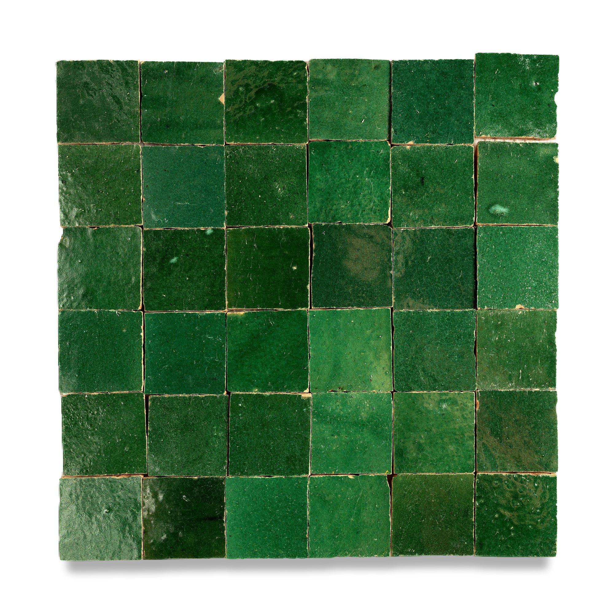 Medina Emerald Zellige Tile 2x2 Mosaic: Unique and Stylish – LiLi Tile