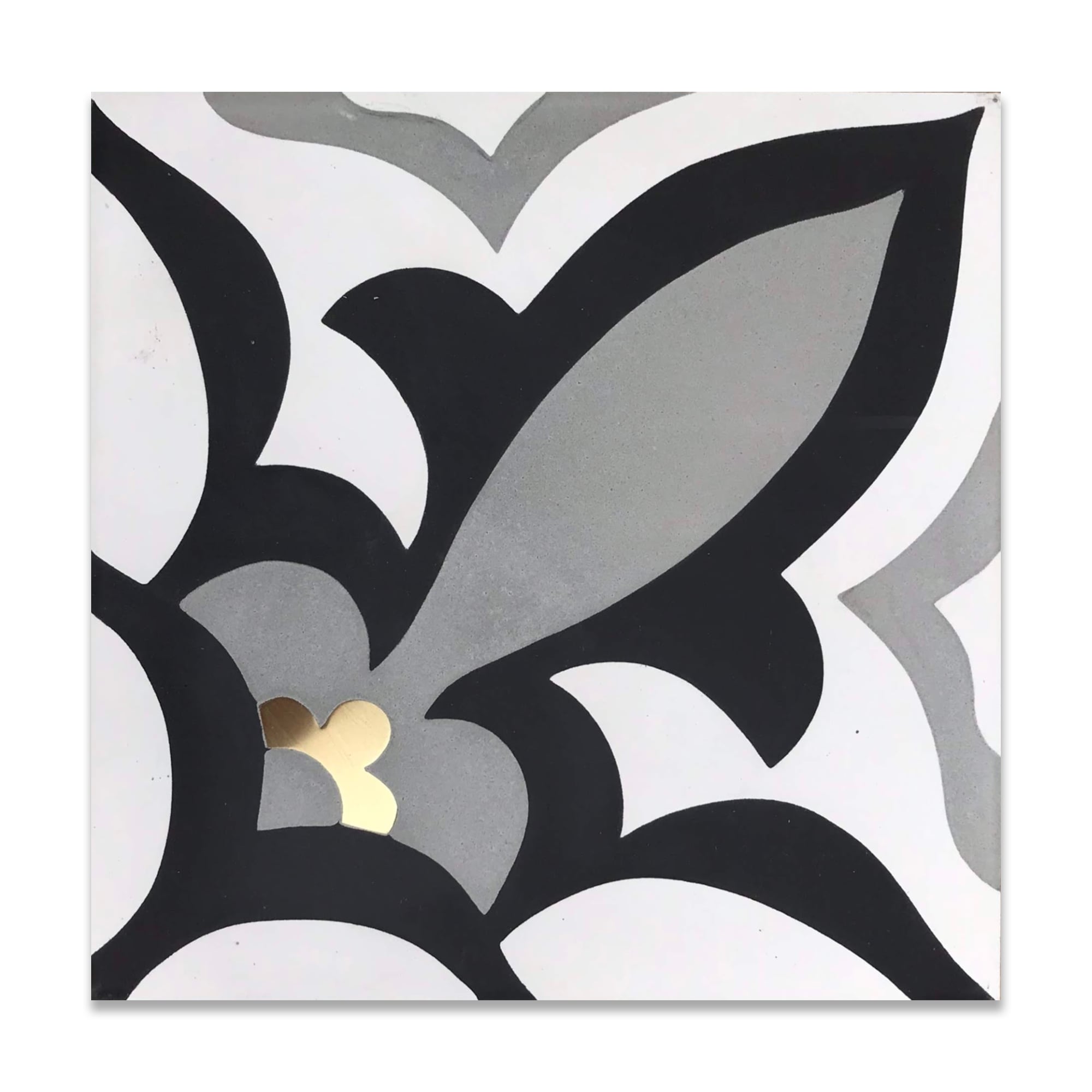 Dalia Brass Cement Tile - Bold, Modern, and Traditional – LiLi Tile