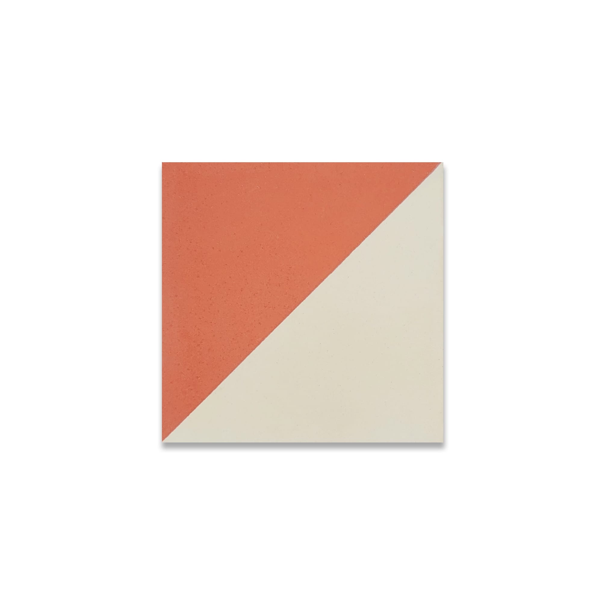 Petite Two-Tone Diagonal Tile | 4” x 4” Handmade Tiles – LiLi Tile